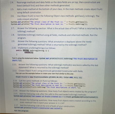 Class Fruit Is On Top Of Inheritance Hierarchy It