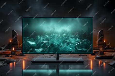 Premium Photo Lcd Backlight On Black Background