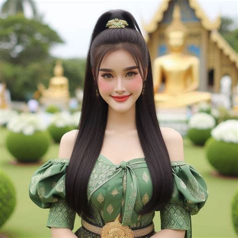 Ghim Của 💞🌿tavan🌿💞 Trên สาวสวยสวมใส่ชุดสีเขียว
