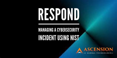 Respond Managing A Cybersecurity Incident Using Nist
