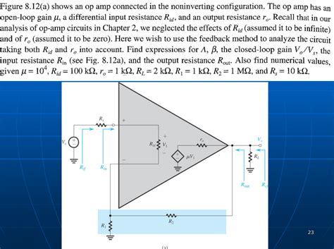 Solved Figure 812a Shows An Op Amp Connected In The
