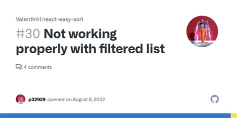 Not Working Properly With Filtered List Issue ValentinH React Easy Sort GitHub