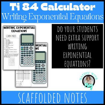 Ti ALL SERIES CALCULATOR NOTES Writing Exponential Equations TEKS A C