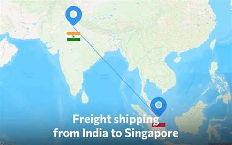 Freight Shipping From India To Singapore