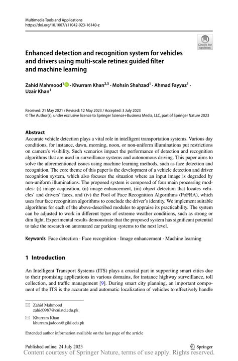 enhanced detection and recognition system for vehicles and drivers using multi scale retinex