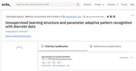 Unsupervised Learning Structure And Parameter Adaptive Pattern