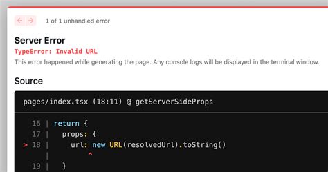 ResolvedUrl In GetServerSideProps Is Not A Issue Vercel Next Js GitHub