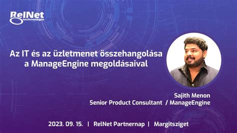 Relnet Partnernap 2023 Relnet Technológia Kft Sajith Menon K