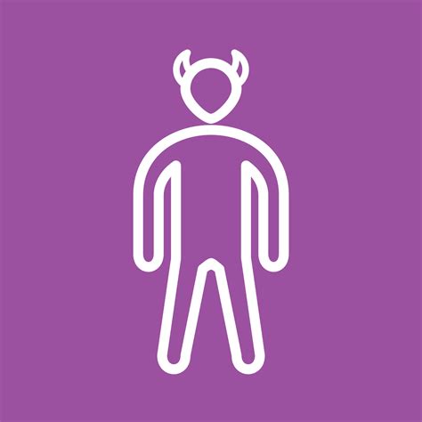 Evil Line Color Background Icon 16719812 Vector Art At Vecteezy