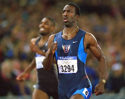 Michael Johnson Sprinter Gold Spikes