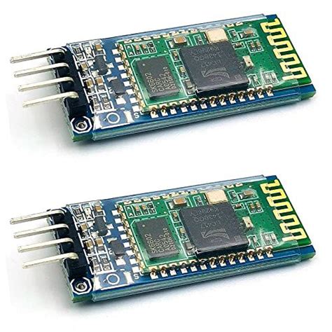 Getuscart Fainwan 2pcs Hc 06 Rs232 4 Pin Wireless Bluetooth Serial Rf Transceiver Module Bi