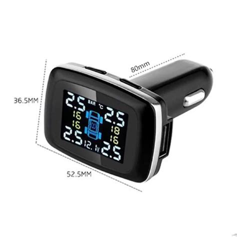 Tpms Lcd Беспроводная автомобильная система контроля давления в шинах