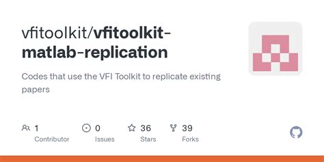 Github Vfitoolkitvfitoolkit Matlab Replication Codes That Use The Vfi Toolkit To Replicate