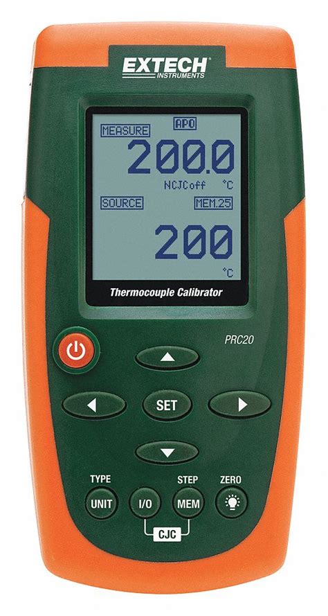 EXTECH Thermocouple To F To C Handheld Temperature Calibrator M