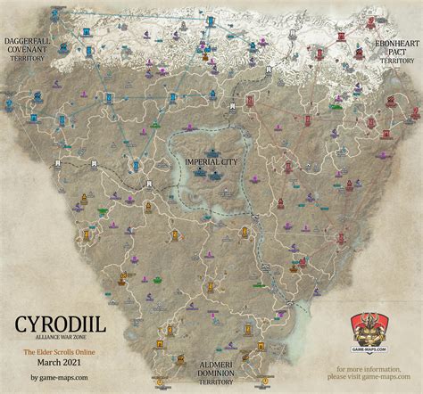 Cyrodiil Map The Elder Scrolls Online ESO