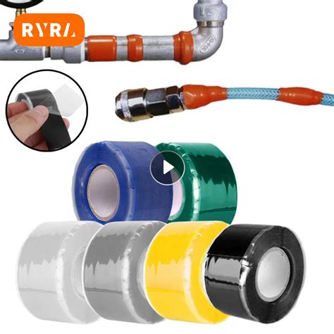 실링테이프 초강력 방수 테이프 누출 방지 도장 수리 성능 자체 플럭스 실리콘 접착제 절연 덕트 티몬