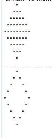 用java打印空心菱形 java打印空心直角三角形 腾讯云开发者社区 腾讯云