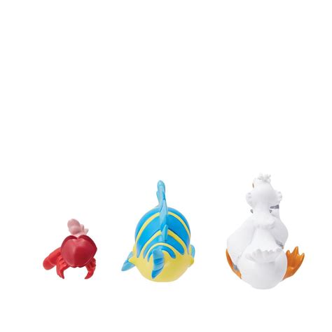 Disney Showcase 4 6cm 1 8 Sebastian Flounder Scuttle Mini Set Set Of 3 Jac S Cave Of
