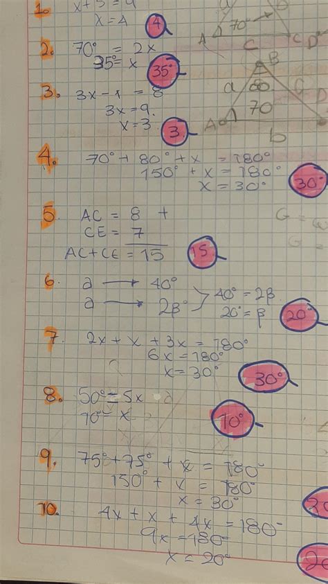 Helicotest Tarea 2° GeometrÍa CapÍtulo 8 TriÁngulos