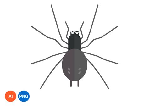 거미 일러스트 Png Ai 무료 다운로드 2023년 리틀딥