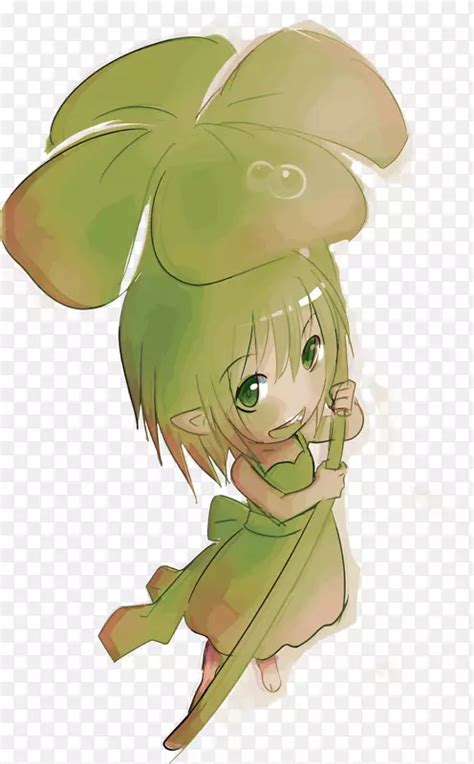 矢量四叶草女孩png图片素材下载图片编号7518400 Png素材网