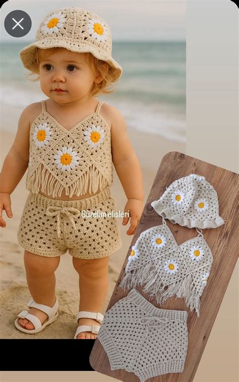 Пин от пользователя Solmaz на доске örgü в 2025 г Вязаные крючком детские платья Одежда для