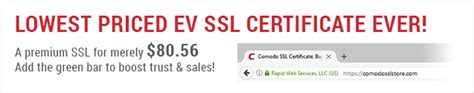 EV Multi Domain SSL Certificate Comodo EV Multi Domain Certs
