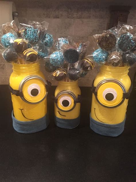Minion Centerpieces Minions Birthday Party Decorations Minion