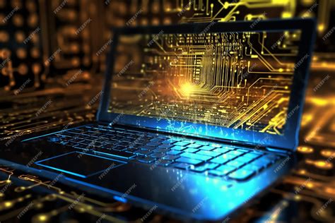 Premium Ai Image Computer Technology Background