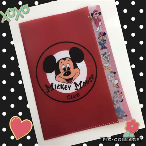 Mickey Mouse Plastic Folder Hobbies And Toys Stationery And Craft Stationery And School Supplies On