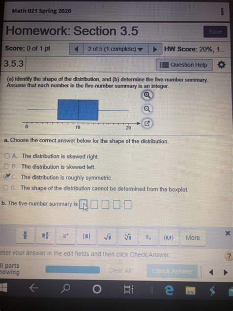Solved Math 021 Spring 2020 Homework Section 3 5 2 Of 5 1