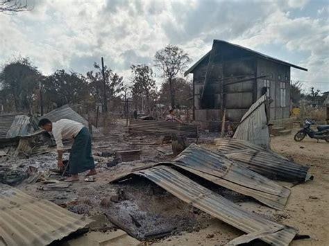 Khit Thit Media On Twitter ရေဦးမြို့နယ်တွင် ကျေးရွာ ၁၇ ရွာ မီးရှို့ဖ