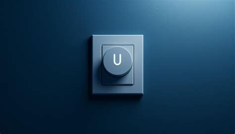 Premium Photo An Invitation Design With A Minimalist 3d Power Switch In The Off Position