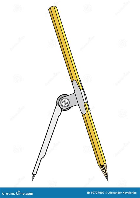 Compasses Drawing Tool Stock Illustration Illustration Of Engineer