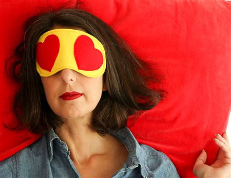 Heart Eyes Emoji Sleeping Mask My Poppet Makes