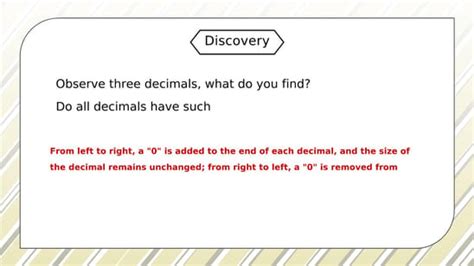 Exploring The Definition And Characteristics Of Decimals A Courseware