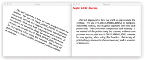 Text Skew Correction With Opencv And Python Pyimagesearch