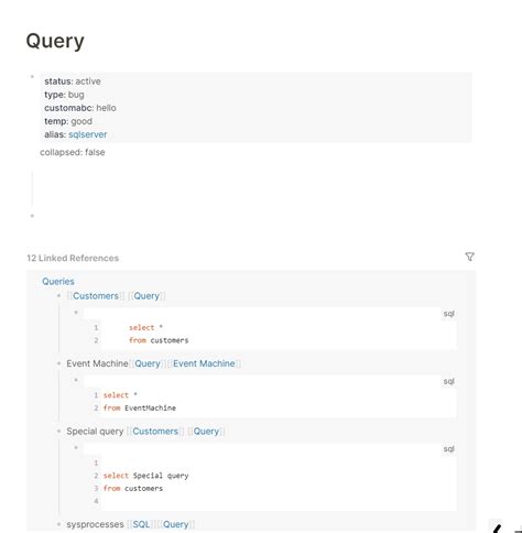 Click On Linked References Filter It Causes Folding Unfolding Linked References Section