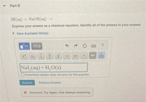 Solved HCl Aq LiOH Aq Express Your Answer As A Chemical Chegg Com