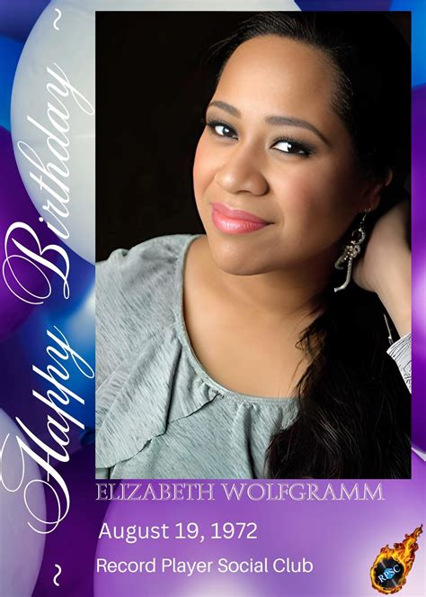 The Record Player Social Club Happy 53rd Birthday Elizabeth Wolfgramm