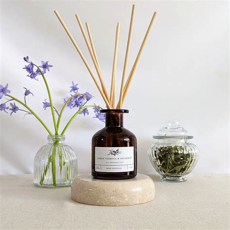 Lemon Verbena And Spearmint Apothecary Reed Diffuser 140ml Lv Apothecary
