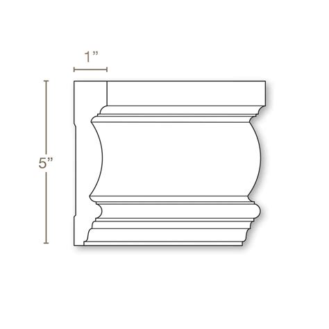 Traditional Casing Poplar 1 X 5 —