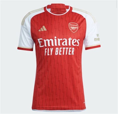 Arsenal 2023 24 Adidas Home Kit Released The Kitman