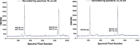 The Mercury Line Spectra Recorded In The First Light Optimisation