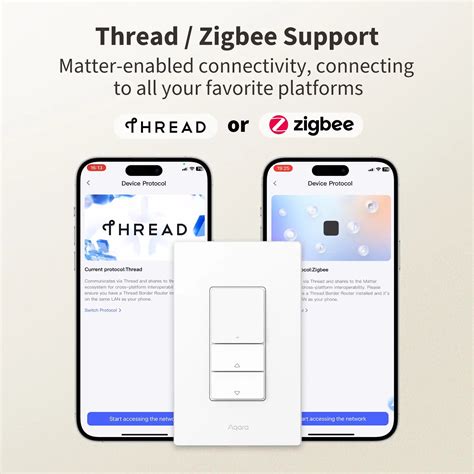 Aqara Smart Dimmer Switch H2 Us Matter Thread And Zigbee No Neutral