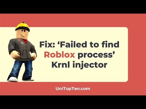 Fix Failed To Find Roblox Process Krnl Injector Youtube