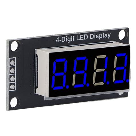 Amazon Com Led Segment Display 4 Digit Tube Led 7 Segment Display Module TM1637 Drive Chip