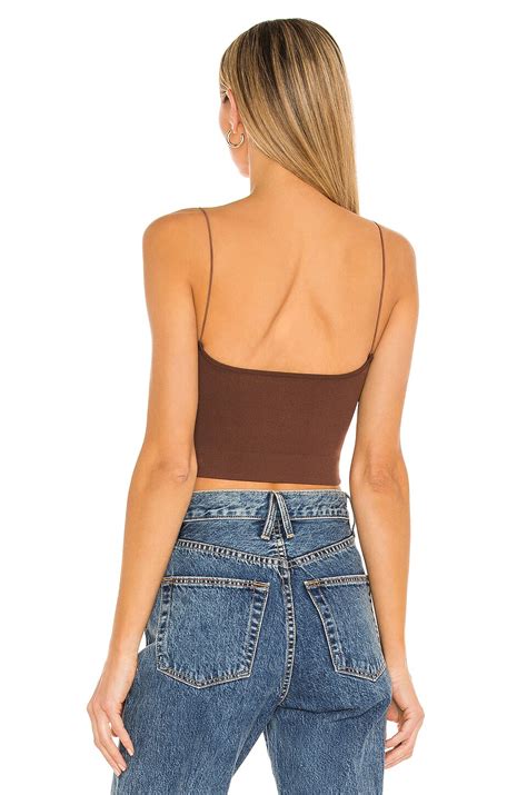 Free People X Revolve Ribbed V Neck Brami Tank In Cappuccino Revolve