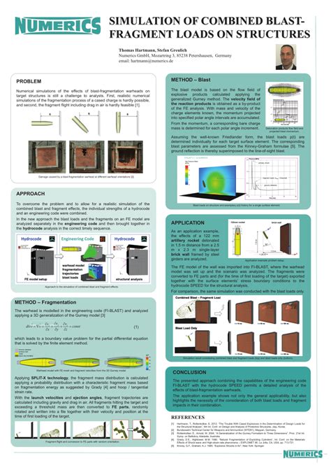 Pdf Simulation Of Combined Blast Fragment Loads On Structures