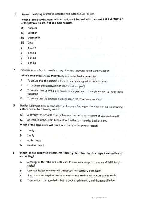 Solution Acca Fa2 Specimen Exam Past Paper Of Maintaining Financial